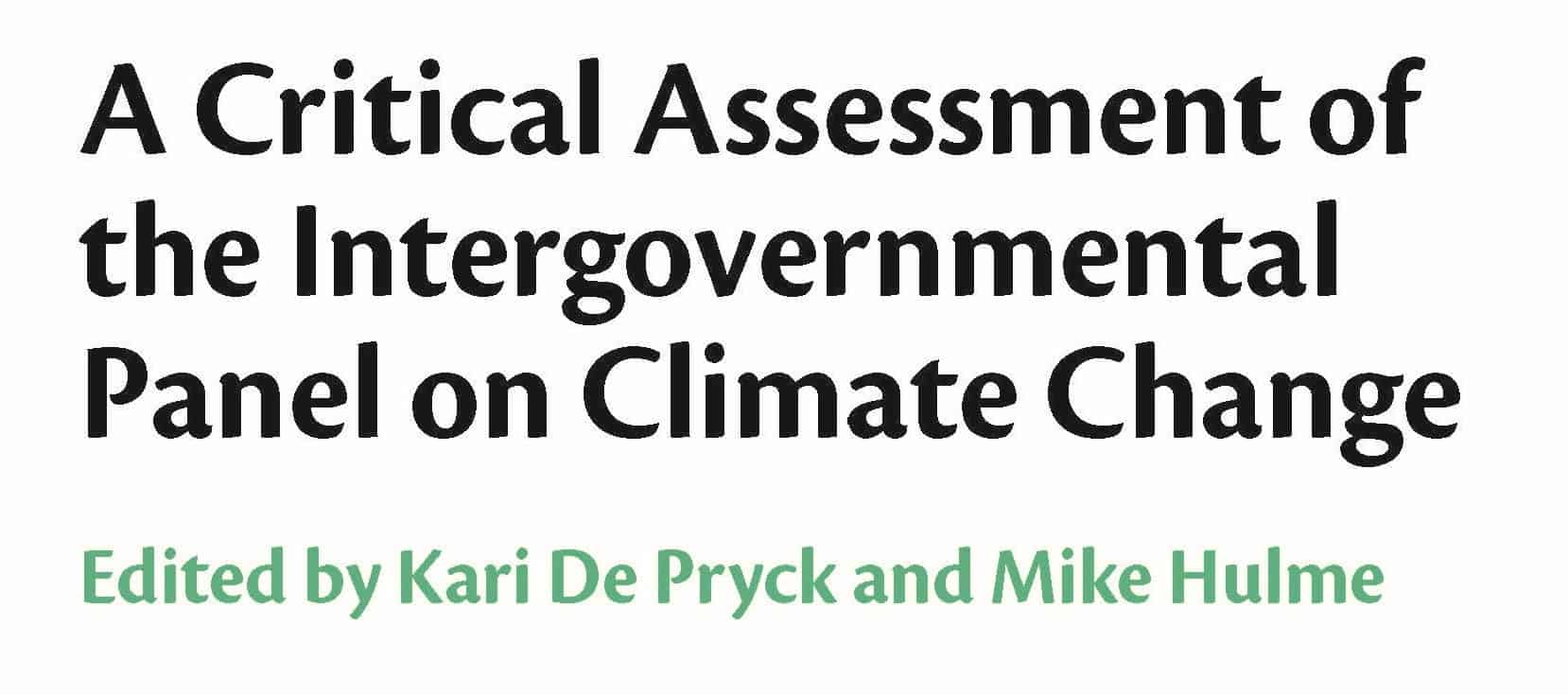 Published today as open-access … – Mike Hulme