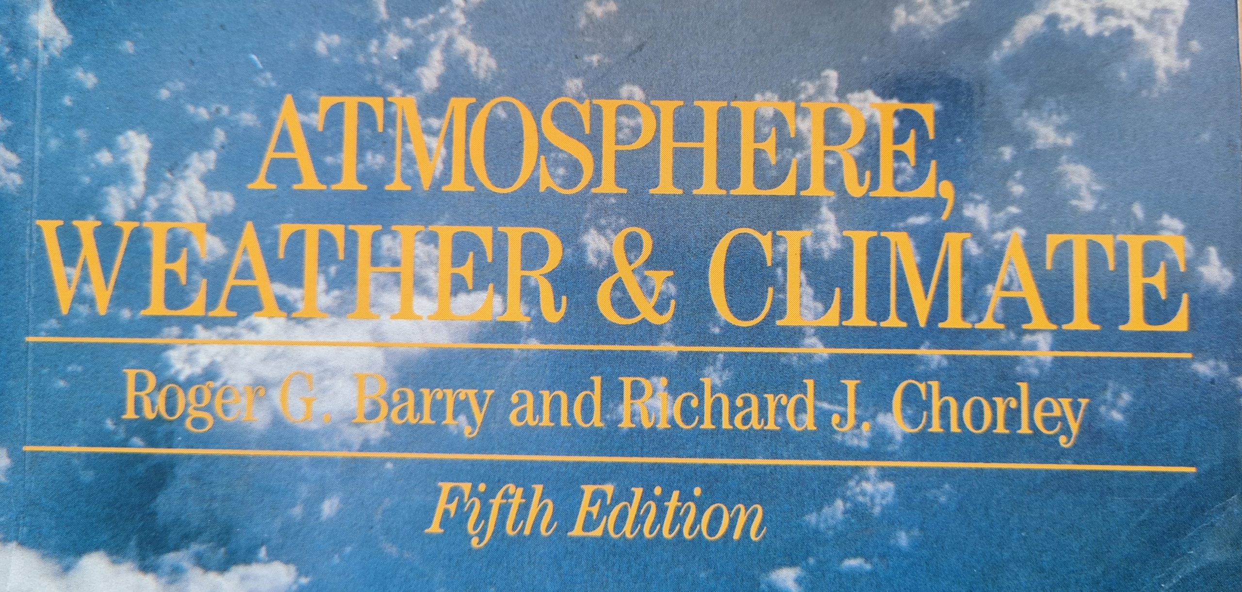 My 1987 ‘Climate Book of the Year’ – Mike Hulme